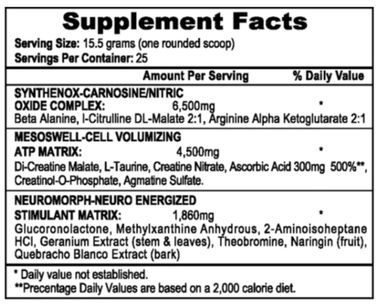 Mesomorph: Pre-Workout - AdvancedSupps.com