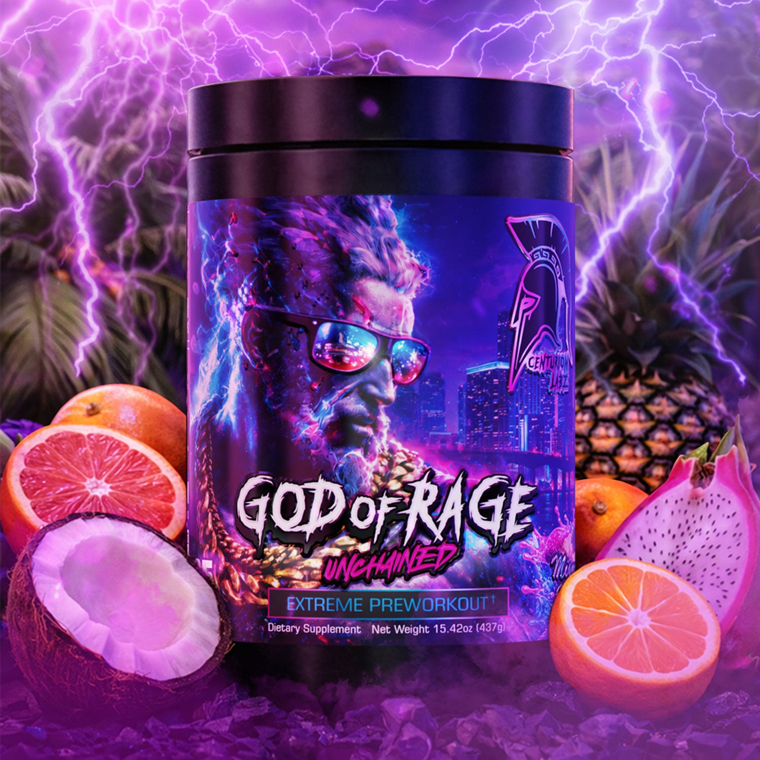 GOD OF RAGE, UNCHAINED: Extreme Pre-Workout* - AdvancedSupps.com