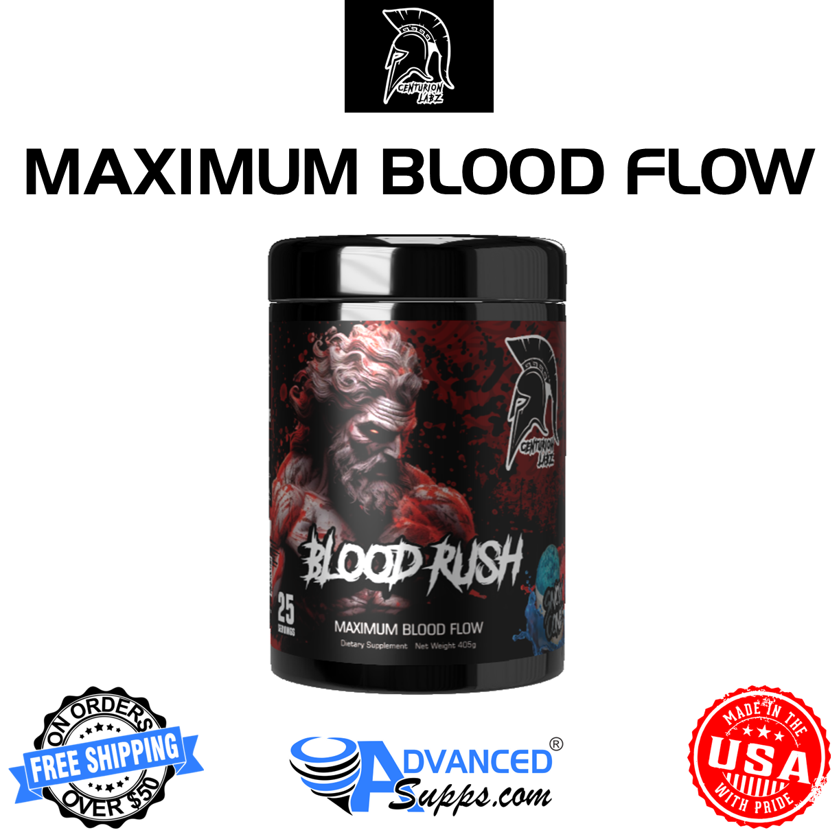 BLOOD RUSH: Maximum Blood Flow! - AdvancedSupps.com